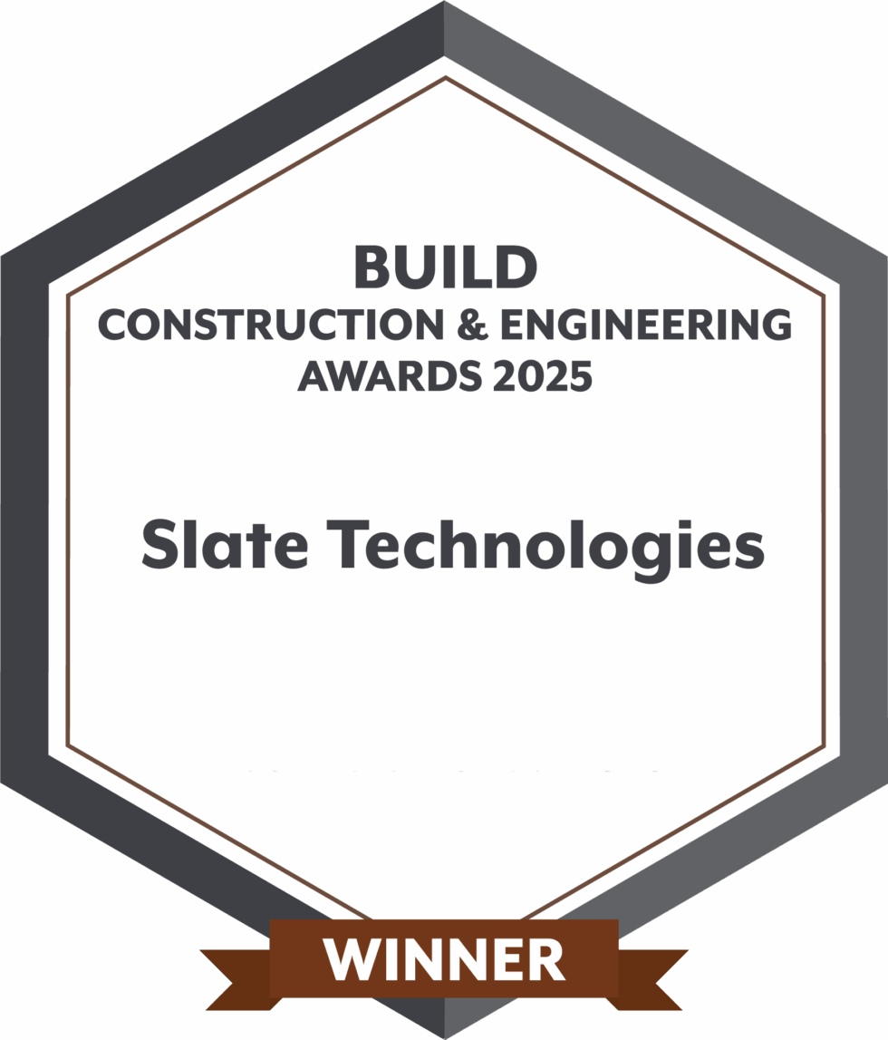 Slate Technologies Wins BUILD Magazine’s Construction and Engineering Award 2025 - Slate ...